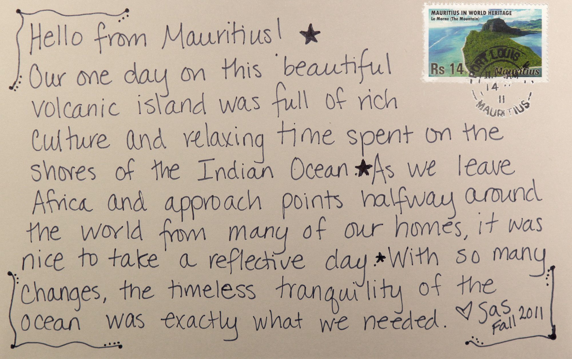 Postcard From Mauritius | Semester at Sea