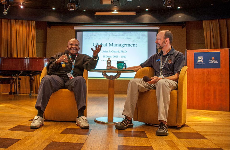 Student Q&A with Archbishop Desmond Tutu | Semester at Sea